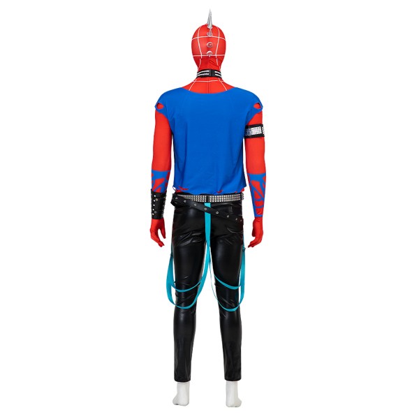 Spider-Punk Hobie Brown Cosplay Costumes Across the Spider-Verse Suits