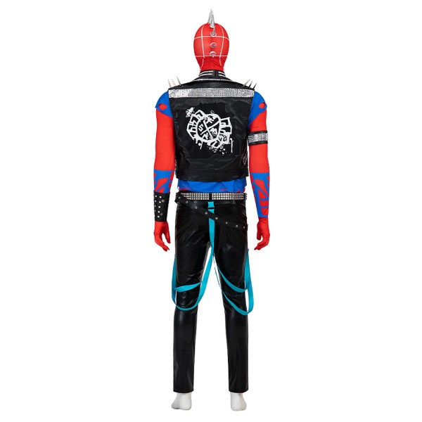 Spider-Punk Hobie Brown Cosplay Costumes Across the Spider-Verse Suits