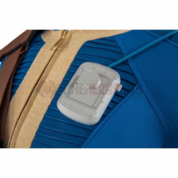 Lucy Female Cosplay Costumes Blue Top Level Suits