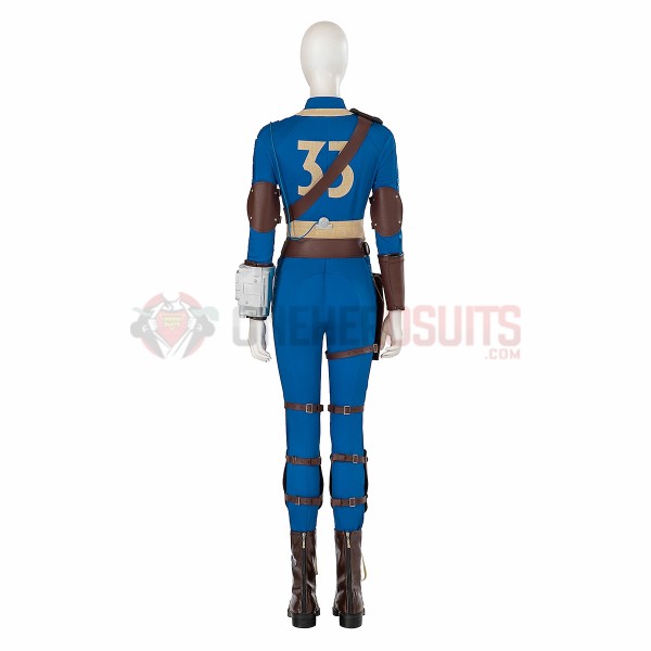 Lucy Female Cosplay Costumes Blue Top Level Suits
