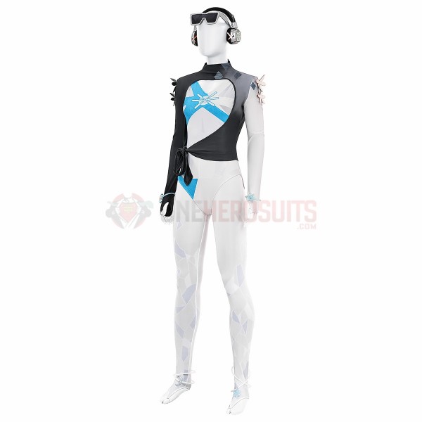 Marvel Rivals Cosplay Costumes Luna Snow Cool Summer Skin Top Level Suits