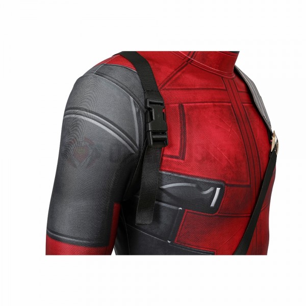 Deadpool Suit 3D Printed Spandex Deadpool Red Cosplay Costume
